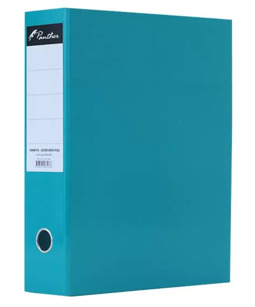 Box File 3" (75mm) LAMI - Turquoise | Novelty Bookshop