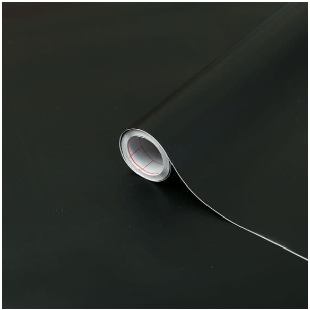 Self-Adhesive Vinyl Film Plain Matt Black 45cmx2m | Novelty Bookshop